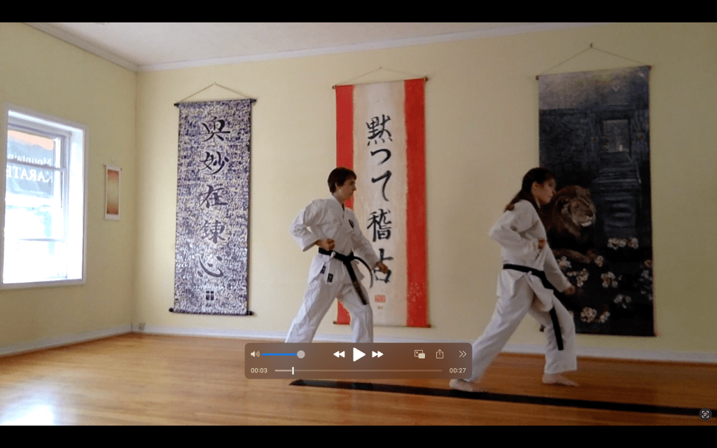 First Kata Demo - Mountain Karate