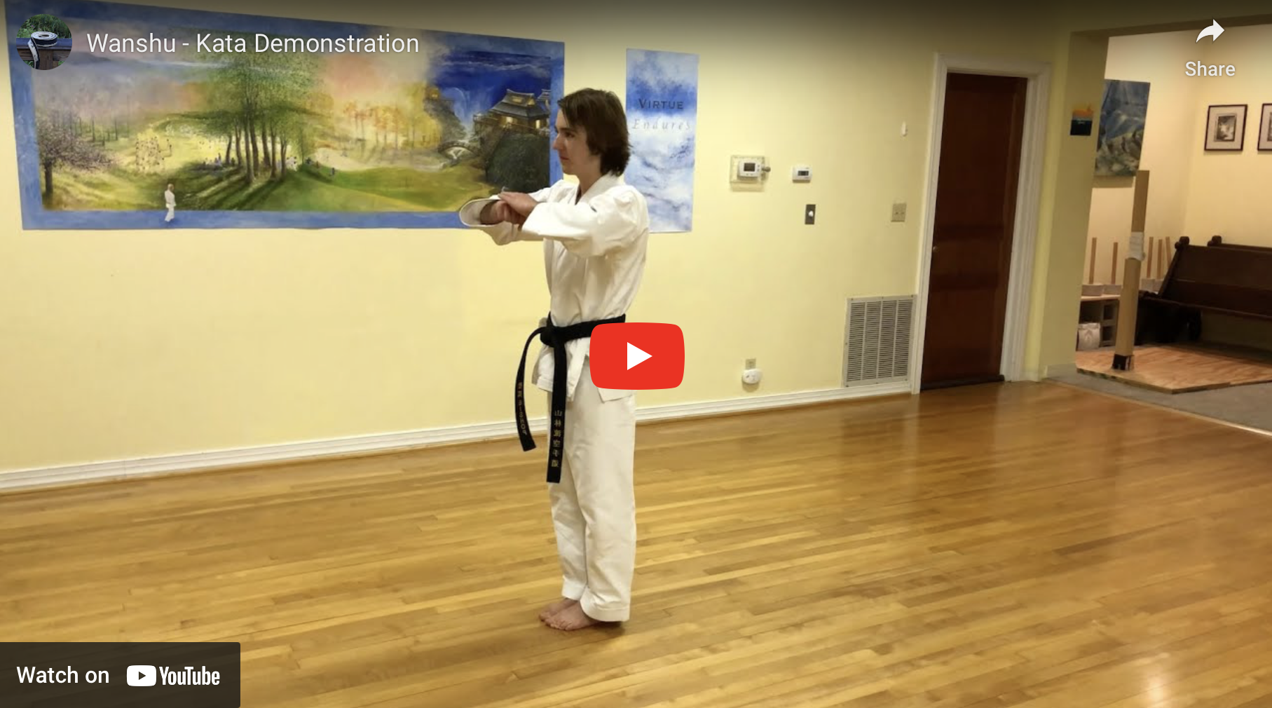 Wanshu Kata Demo - Mountain Karate